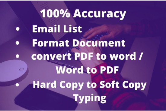 Type, format and edit your word document by Priyanka_su | Fiverr