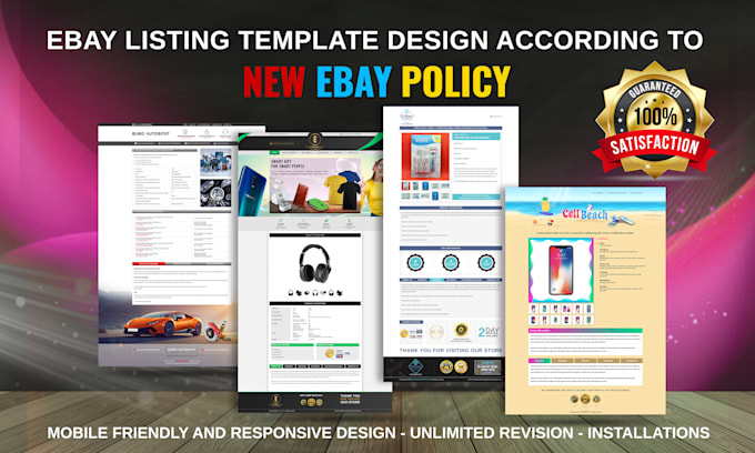 Design responsive ebay listing template by Rahulsingh619 | Fiverr