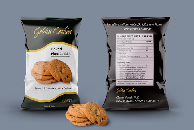 Design a product packaging bag,wrapper by Sand_designs | Fiverr