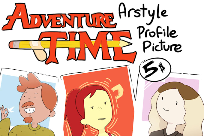 Do adventure time style profile pictures by Amarillozoverio | Fiverr