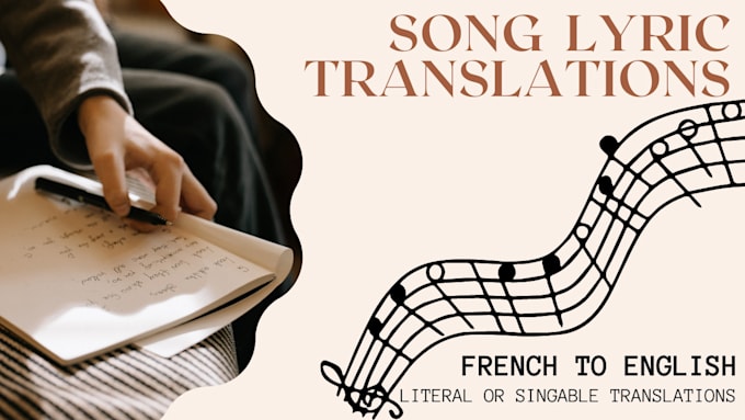 Translate song lyrics from french to english by Sdevoll | Fiverr