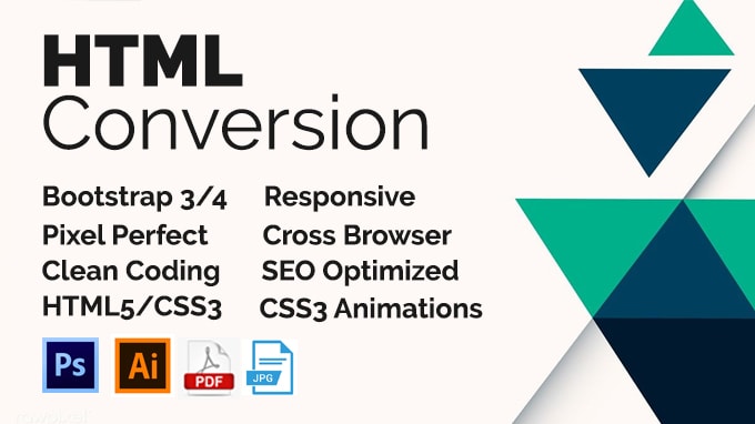 Covert psd to responsive template with html, css in 24 hr by Designer ...