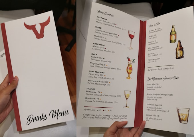 Create an fnb menu by Tanksy | Fiverr