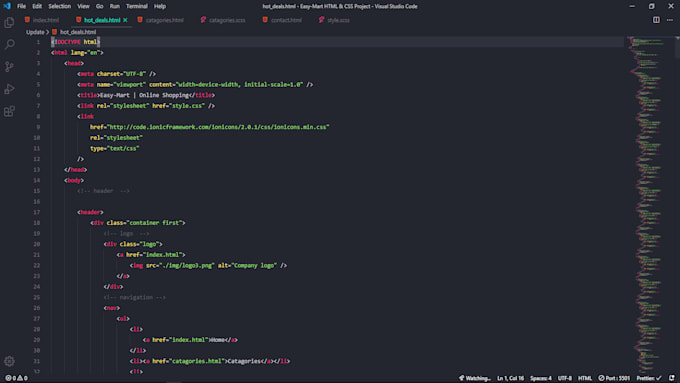 Design webpage using html and css by Kaleabteferi | Fiverr