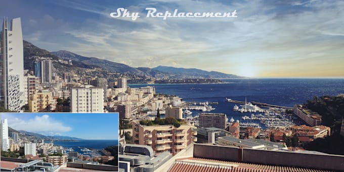 Replace a boring sky on your otherwise awesome photo by Eldruin | Fiverr