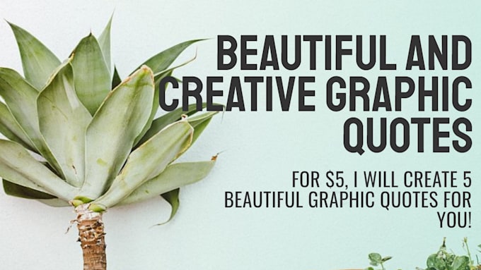 Beautiful and creative graphic quotes by Kenjiletada | Fiverr