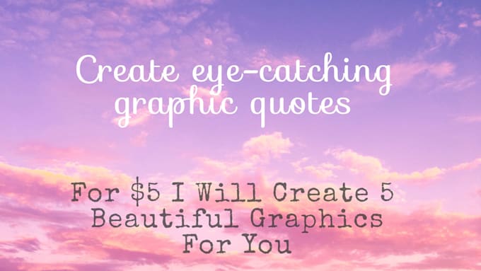 Create beautiful eye catching quotes design by Elverjohn | Fiverr