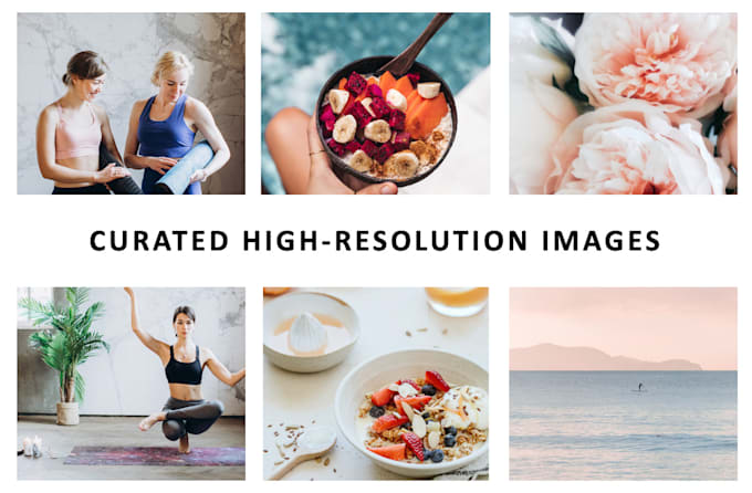 Curate photos for your social media in 24 hours by Thegivers | Fiverr