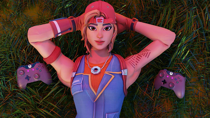 Create a creative 3d fortnite thumbnail for socials by Luvtoshoot | Fiverr