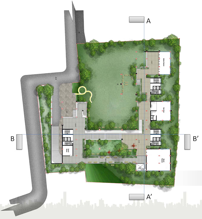 Produce and render 2d drawings for you by Golpo_studio | Fiverr