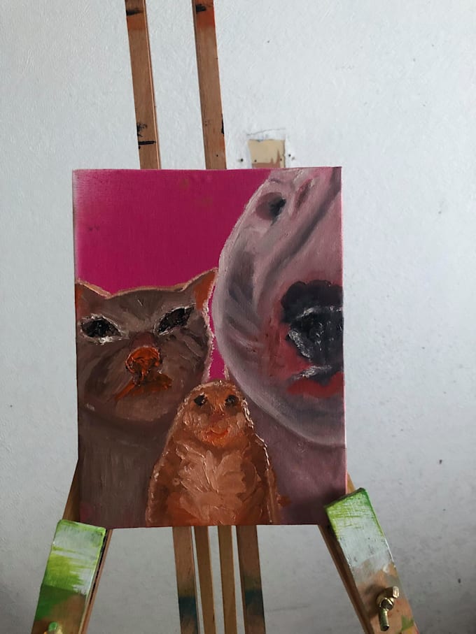 Super mediocre portraits in paint or pencil by Artinaa | Fiverr