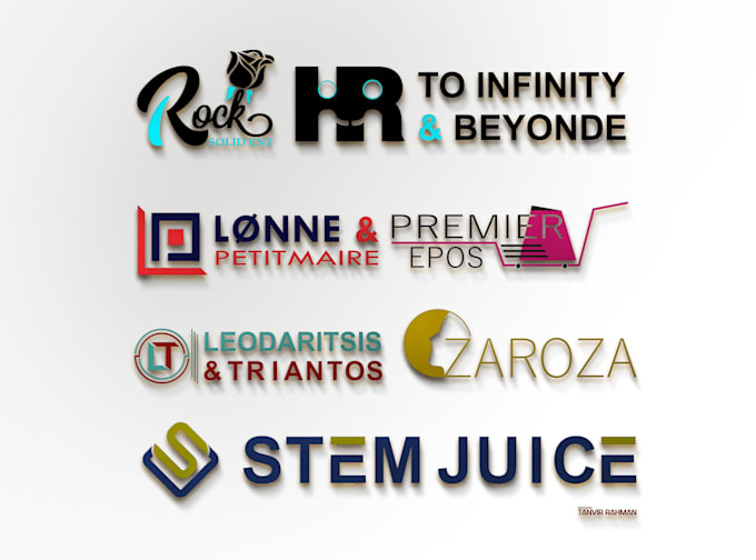 Design professional monogram logo by Designertanvirr | Fiverr