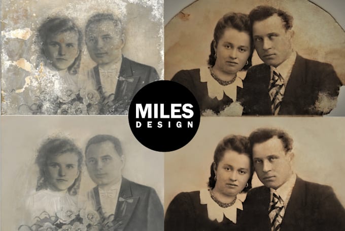 Restore your memories, old, damage picture by Milesofdesign | Fiverr