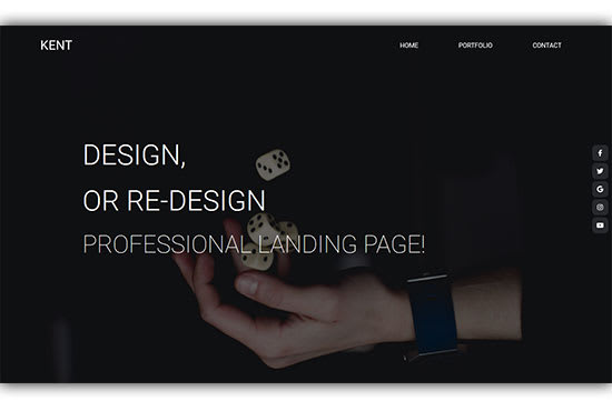 Design or redesign a responsive landing page using bootstrap by Sanjida_tasnim | Fiverr
