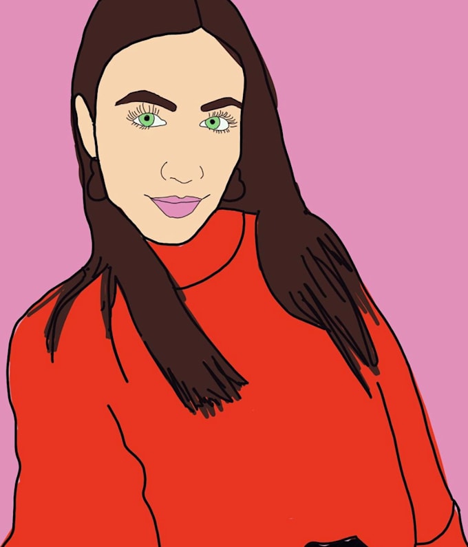 Create a custom digital illustration by Taligeifman | Fiverr
