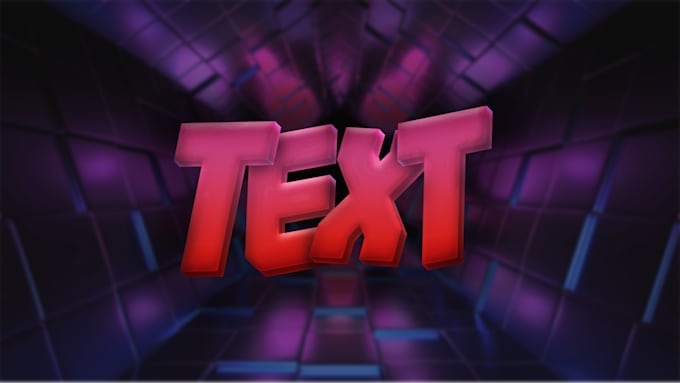 Make an exotic 3d text gaming logo by Opagfx | Fiverr