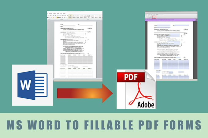 Design print form or interactive fillable pdf form by Hafsina | Fiverr