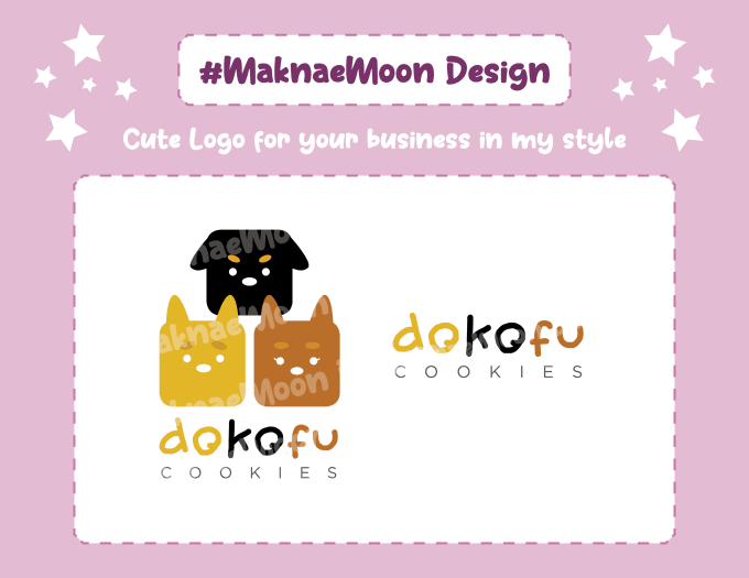 Design simple cute logo for your business by Maknaemoon | Fiverr