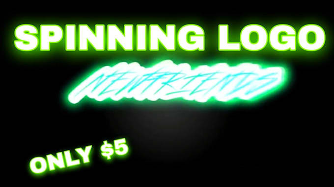 Create a spinning animation of your logo by Greeddzn | Fiverr