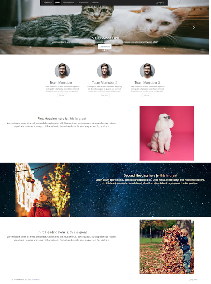Make a static mobile responsive website by Abhiseshu | Fiverr