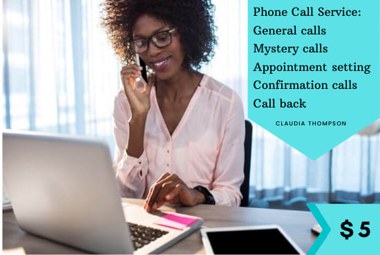 Make professional calls for you by Claudiabrown890 | Fiverr