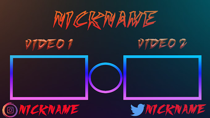 Youtube outro psd file by Erenboran | Fiverr