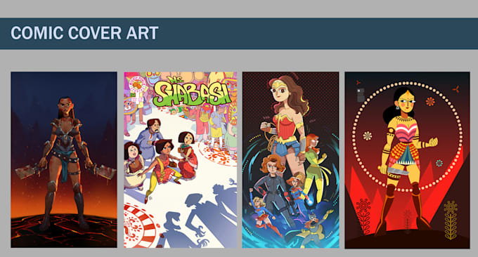 Draw a fantasy character for comic book cover by Artsbyrats | Fiverr