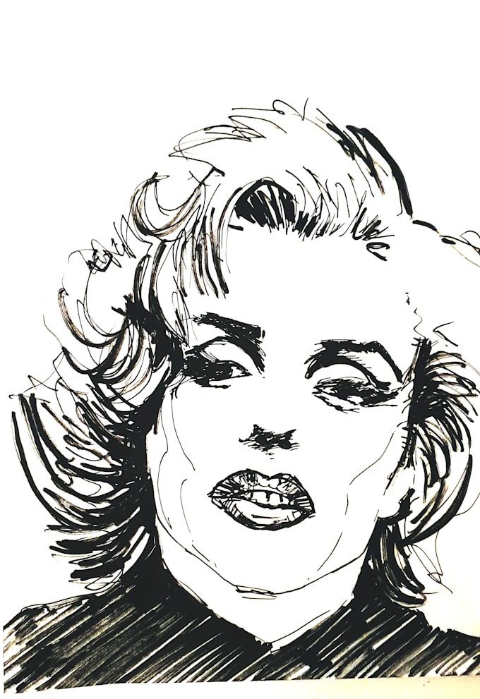 Draw a fast realistic scratch of whatever you throw at me in 24h by ...