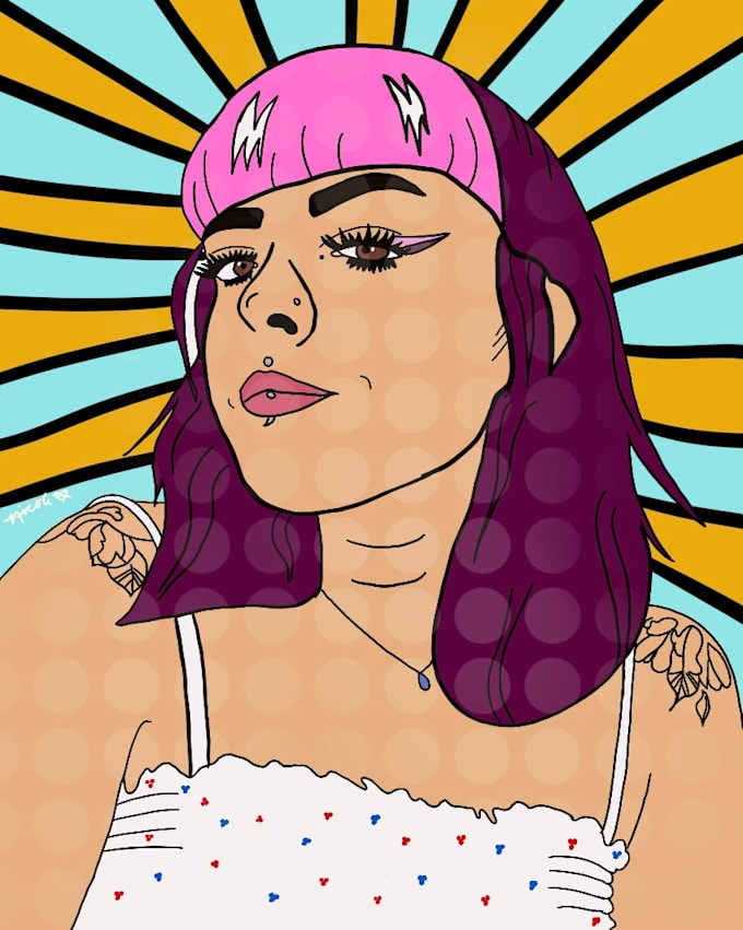 Turn you into cartoon pop art by Prncssbubblegum | Fiverr