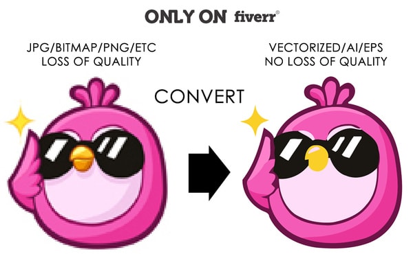 Vectorized your logo images drawings into vector graphics and send you ...