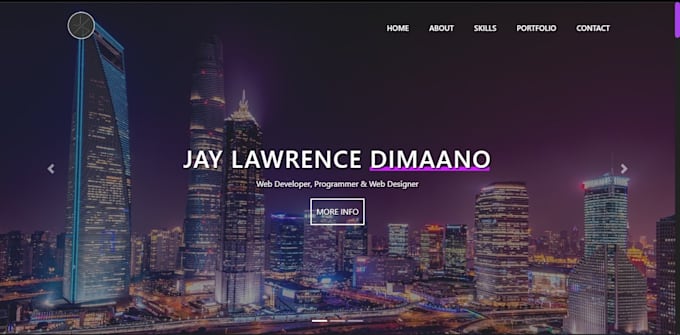 Develop website using html, css, javascript and bootstrap by ...