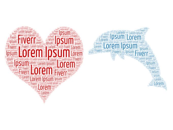 Design word art typography, word cloud in your custom shape by ...