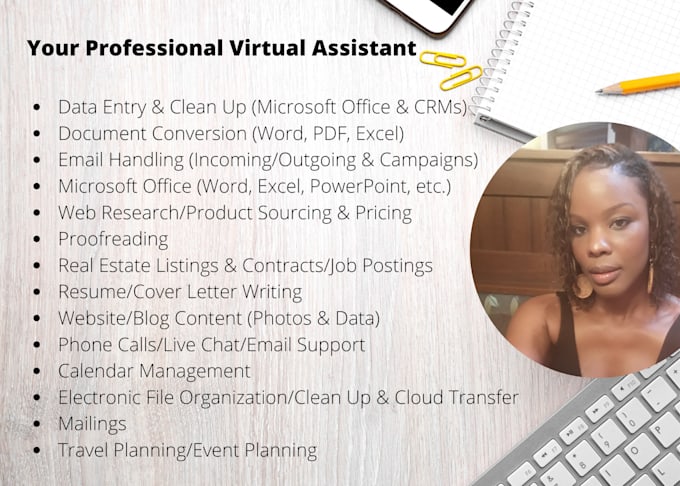 Be your rockstar virtual assistant by Nicholescott211 | Fiverr