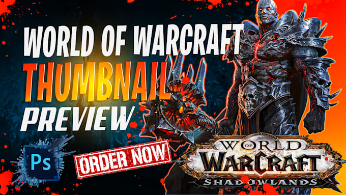 Design world of warcraft thumbnails for your youtube videos by ...