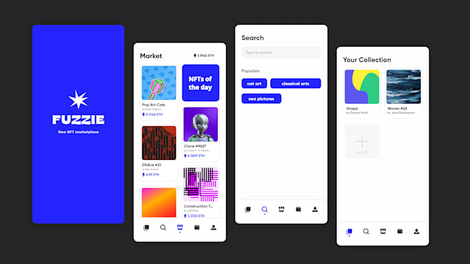 Make clear minimal ui design by Erikmartirosyan | Fiverr