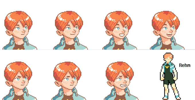 how to draw chara pixel art