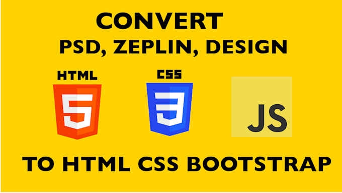 Convert your psd design to html css bootstrap website by Muliworks | Fiverr