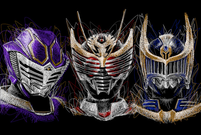 Draw your favorite characters into scribble sketch art by Jonipurnomo ...