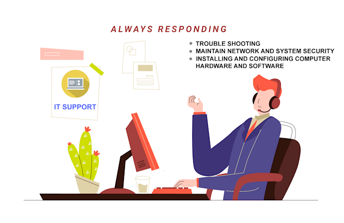 Your desktop support engineer to troubleshoot it support issues by ...