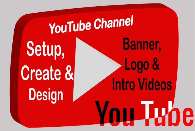 Create a youtube channel with art, logo and intro design by Akashrafchy ...
