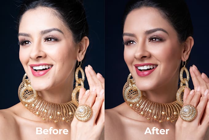 Do detail and professional beauty photo retouch by Solideohs | Fiverr