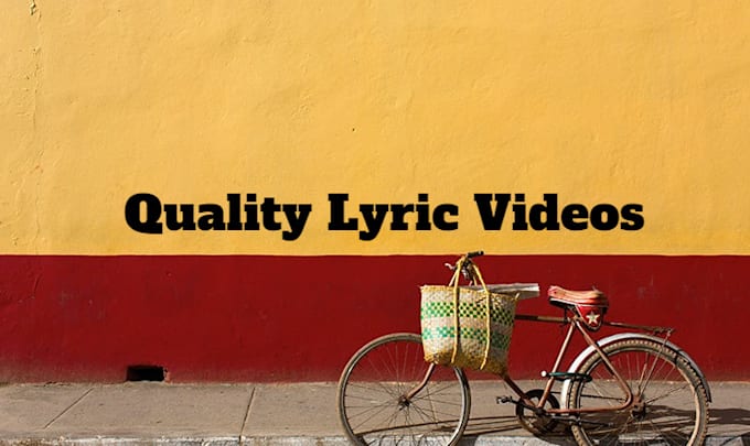 Make quality lyric videos with animated backgrounds by Torskenn | Fiverr