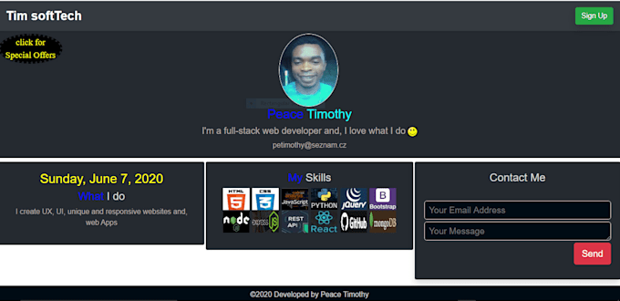 Create unique and responsive websites, web apps and fix bugs by Timothy ... Create unique and responsive websites, web apps and fix bugs by Timothy ...