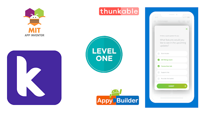 Create survey app in mit app inventor, kodular android app by Drshop | Fiverr