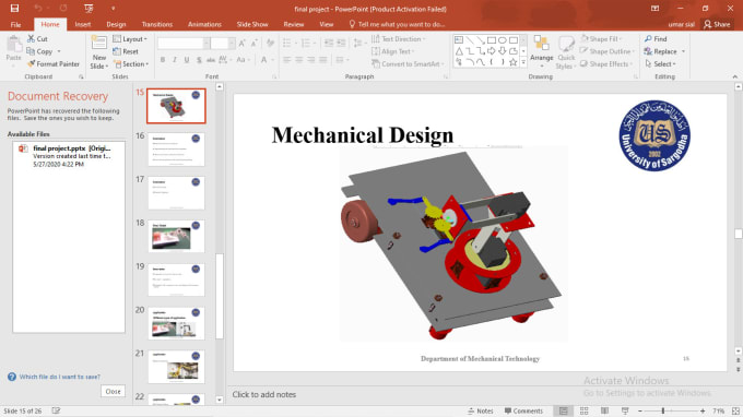 Mechanical robotic arm on ptc creo by Umarkhushnood | Fiverr