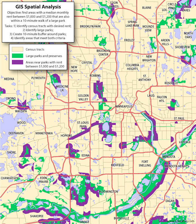 Perform spatial analysis and other gis tasks by Mborop | Fiverr