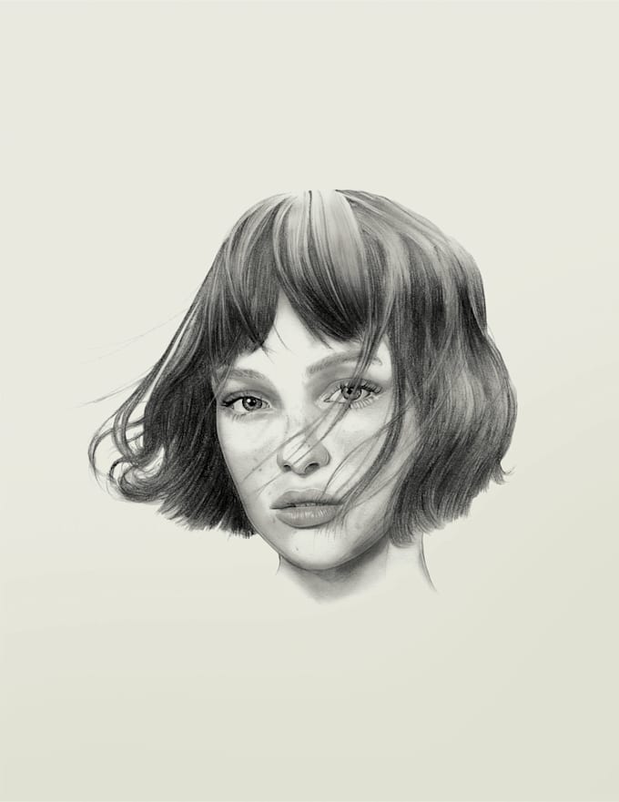 Draw a professional pencil portrait for you by Othart | Fiverr