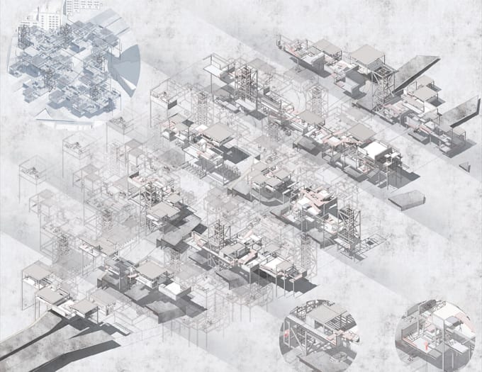 Create an axonometric diagram for your architecture project by Joy_ce ...