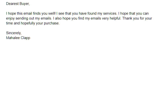 Write a great email for all your needs by Mahaleeclapp | Fiverr