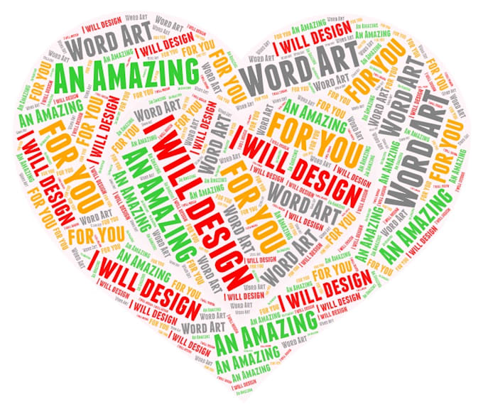 Design an amazing words in all shapes you need by Junaidpattasser | Fiverr